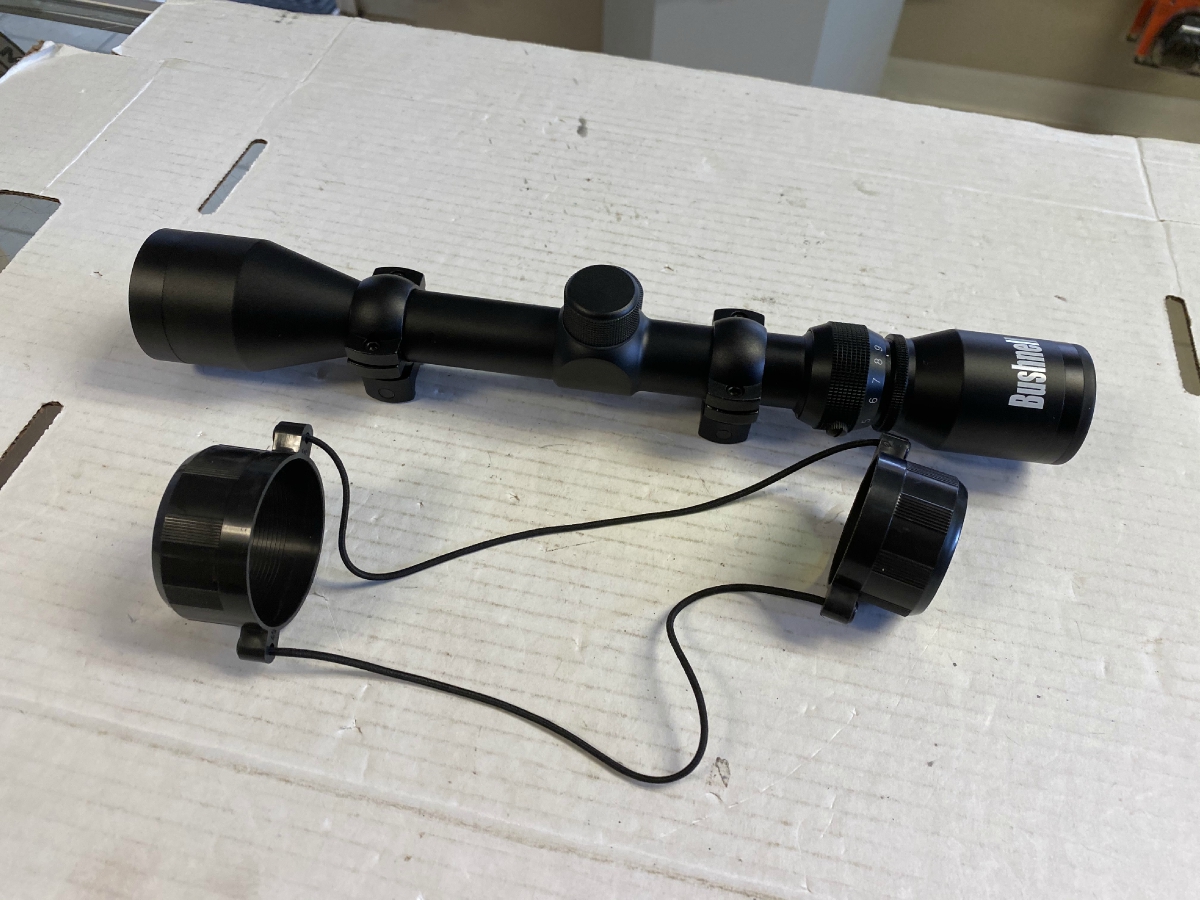 Bushnell 3-9x40 Rifle Scope With Lens Covers And Rings Nice For Sale at ...