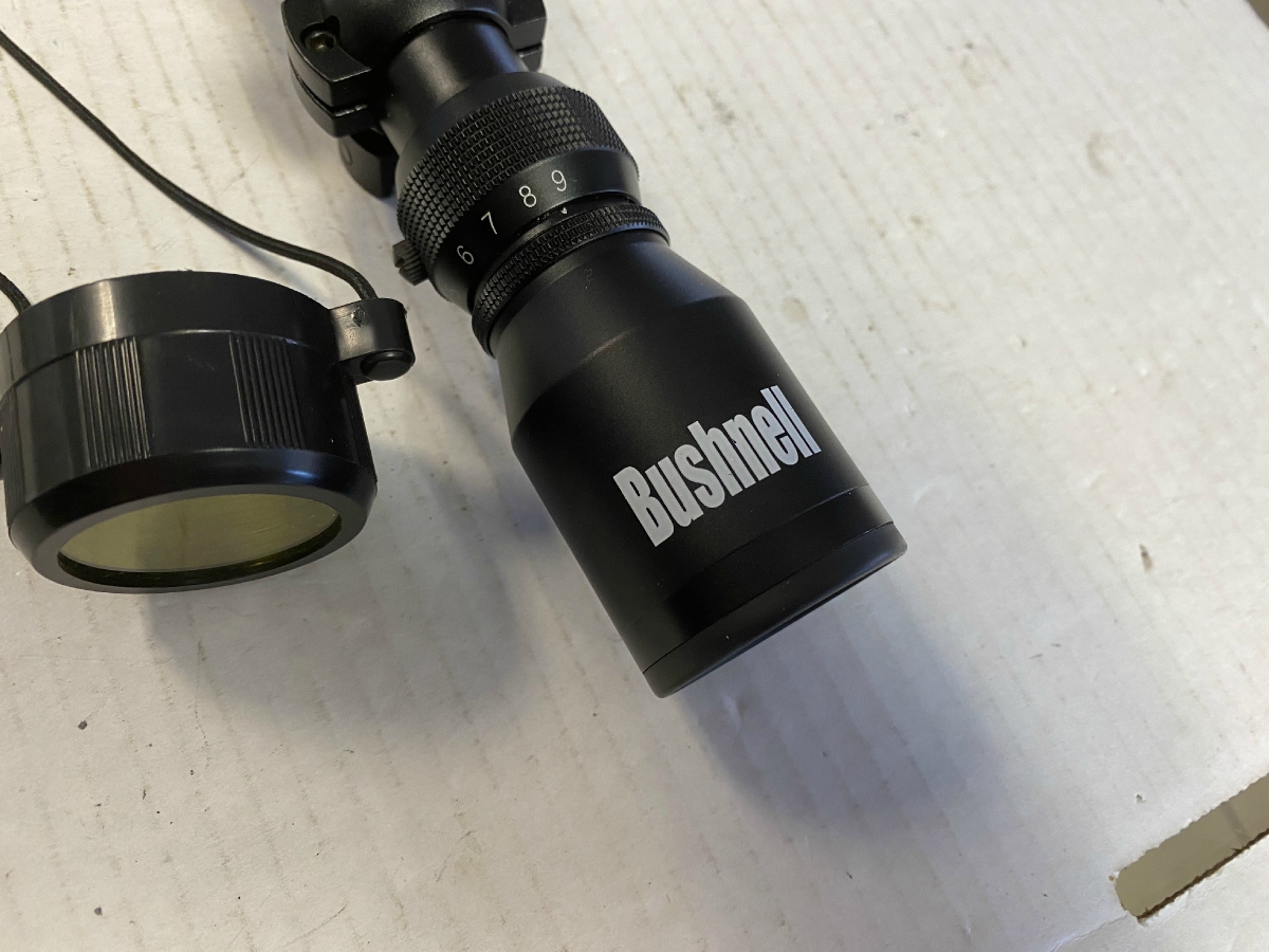 Bushnell 3-9x40 Rifle Scope With Lens Covers And Rings Nice For Sale at ...