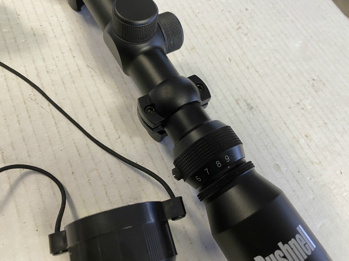 Bushnell 3-9x40 Rifle Scope With Lens Covers And Rings Nice For Sale at ...
