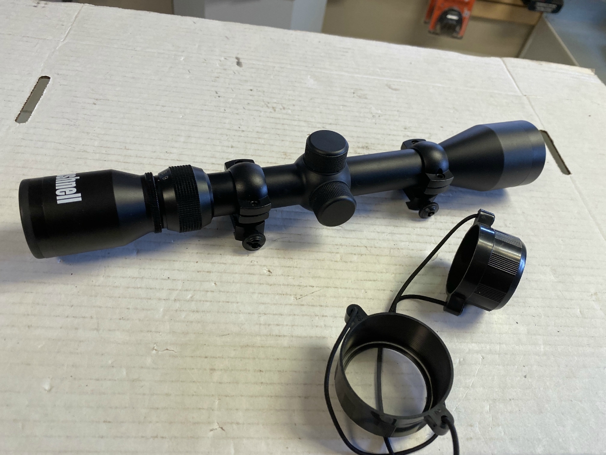 Bushnell 3-9x40 Rifle Scope With Lens Covers And Rings Nice For Sale at ...