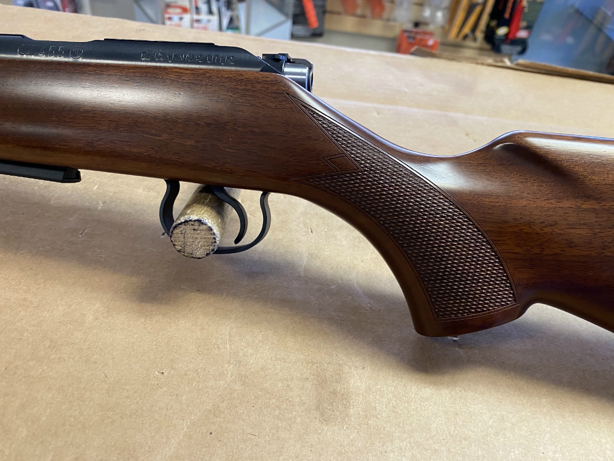 Cz Model 455 Bolt Action Rifle 20.5 Inch Barrel Walnut Stock 5 Round ...