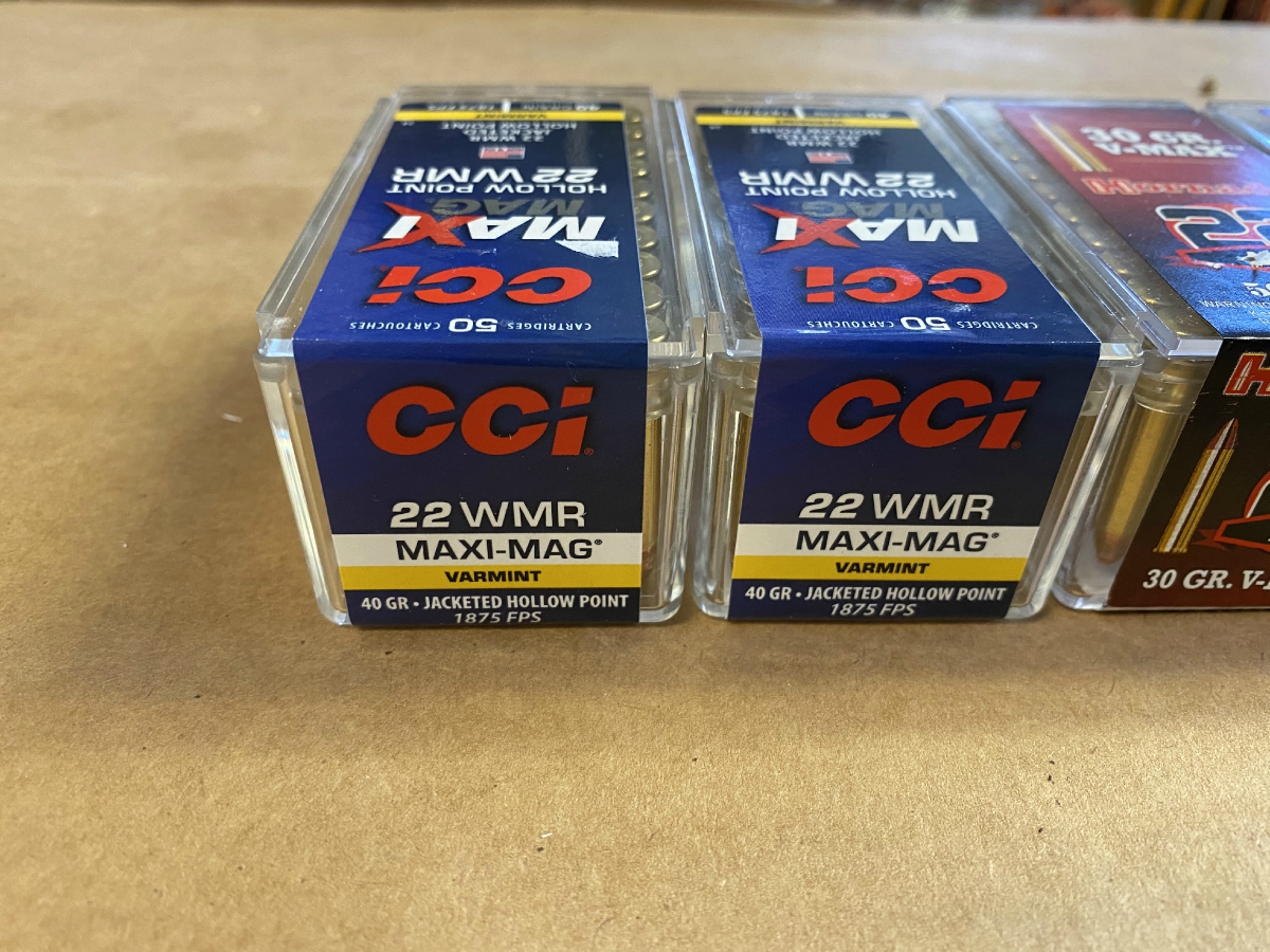 200 Rounds Cci Maxi Mag And Hornady V Max 22 Magnum Ammunition New In ...