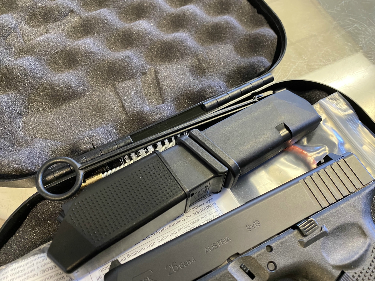 Glock G26 Gen 4 Double 3.42 Inch Barrel 10+1 Black Interchangeable ...