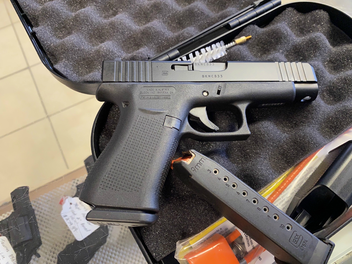 GLOCK - G48 4.17 Inch Barrel 10+1 Black Steel Front Serrations Slide ...