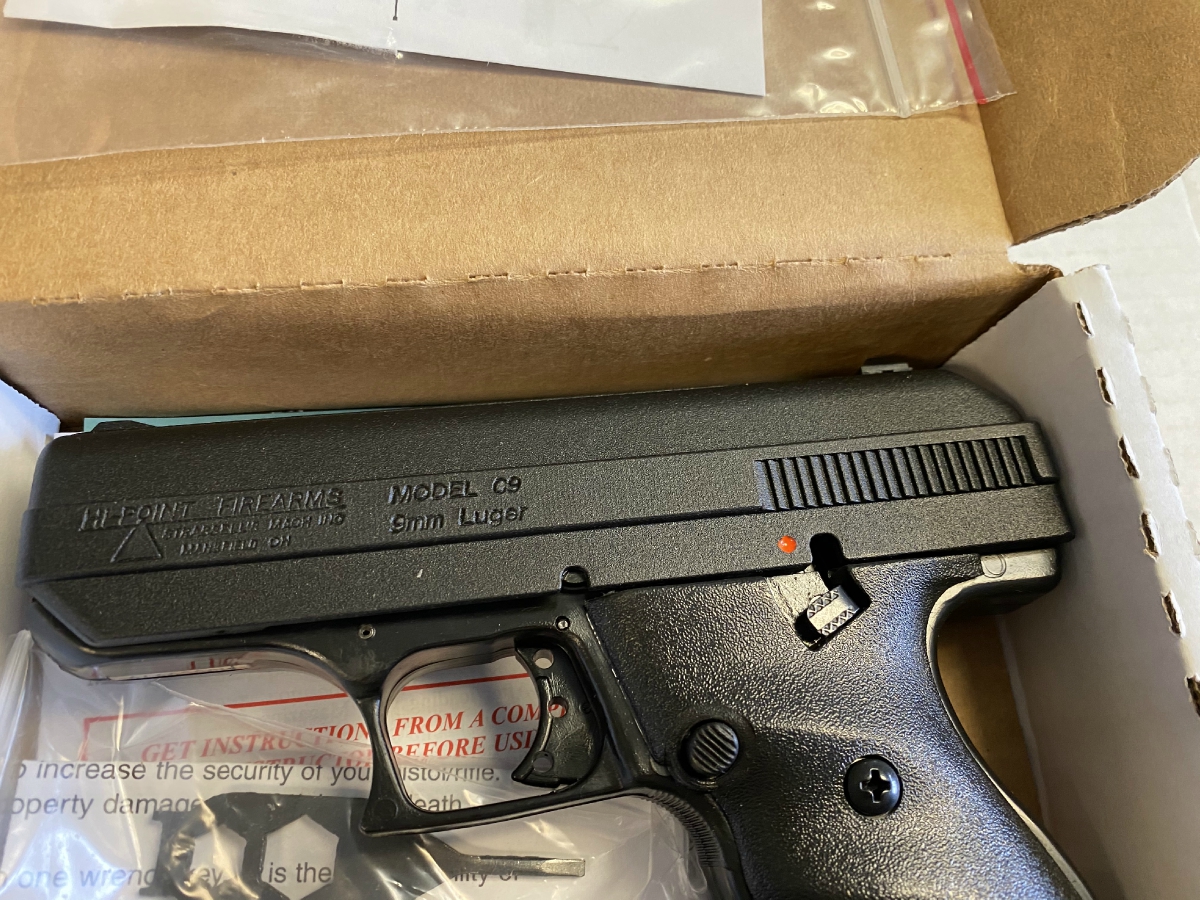 Hi Point 9mm Luger Compact 3.50 Inch Barrel 8+1 Black Polymer Grip ...