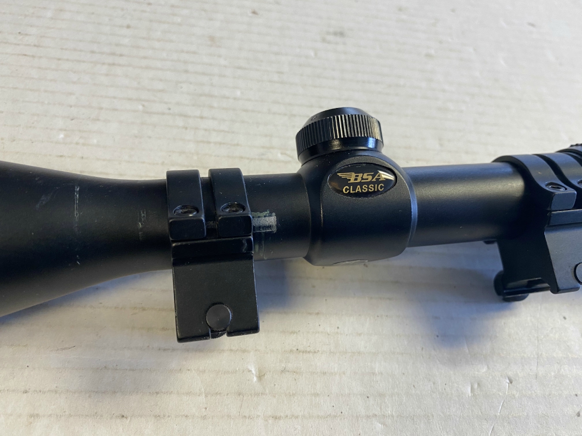 Birmingham Small Arms Bsa Classic 3-9x50 Rifle Scope With Rings And ...