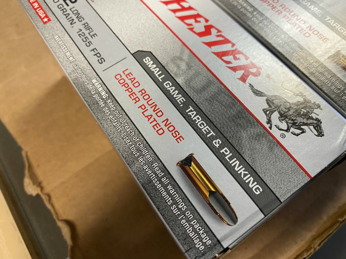 Winchester 1000 ROUNDS SUPER X 22 LR 40 GRAIN 1255 FEET PER SECOND NEW ...