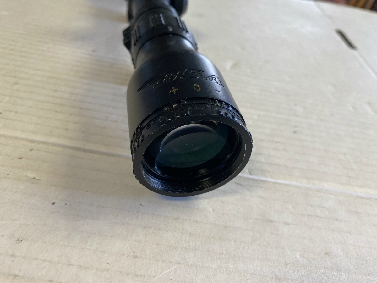 Birmingham Small Arms Bsa Classic 3-9x50 Rifle Scope With Rings And ...