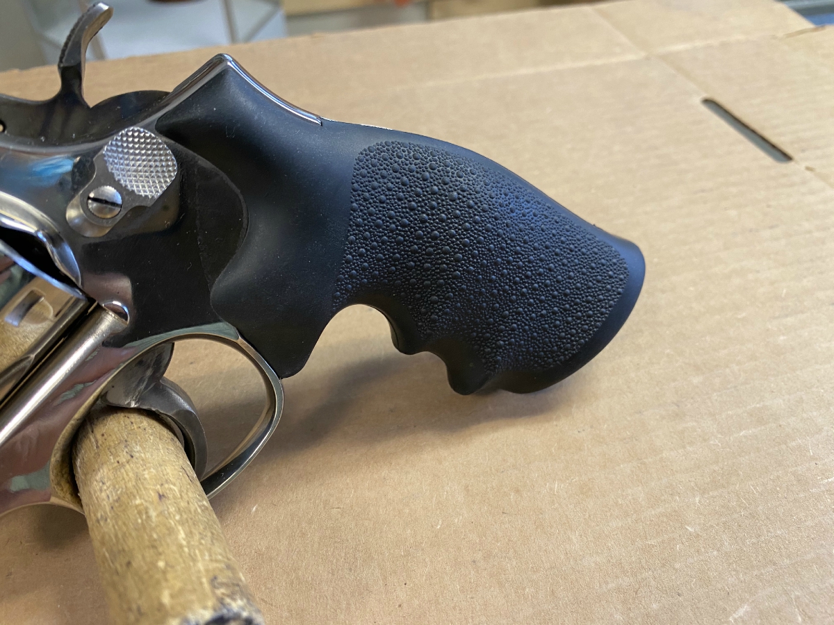 Smith & Wesson Model 19-4 6 Shot Revolver In Polished Nickel 4 Inch ...