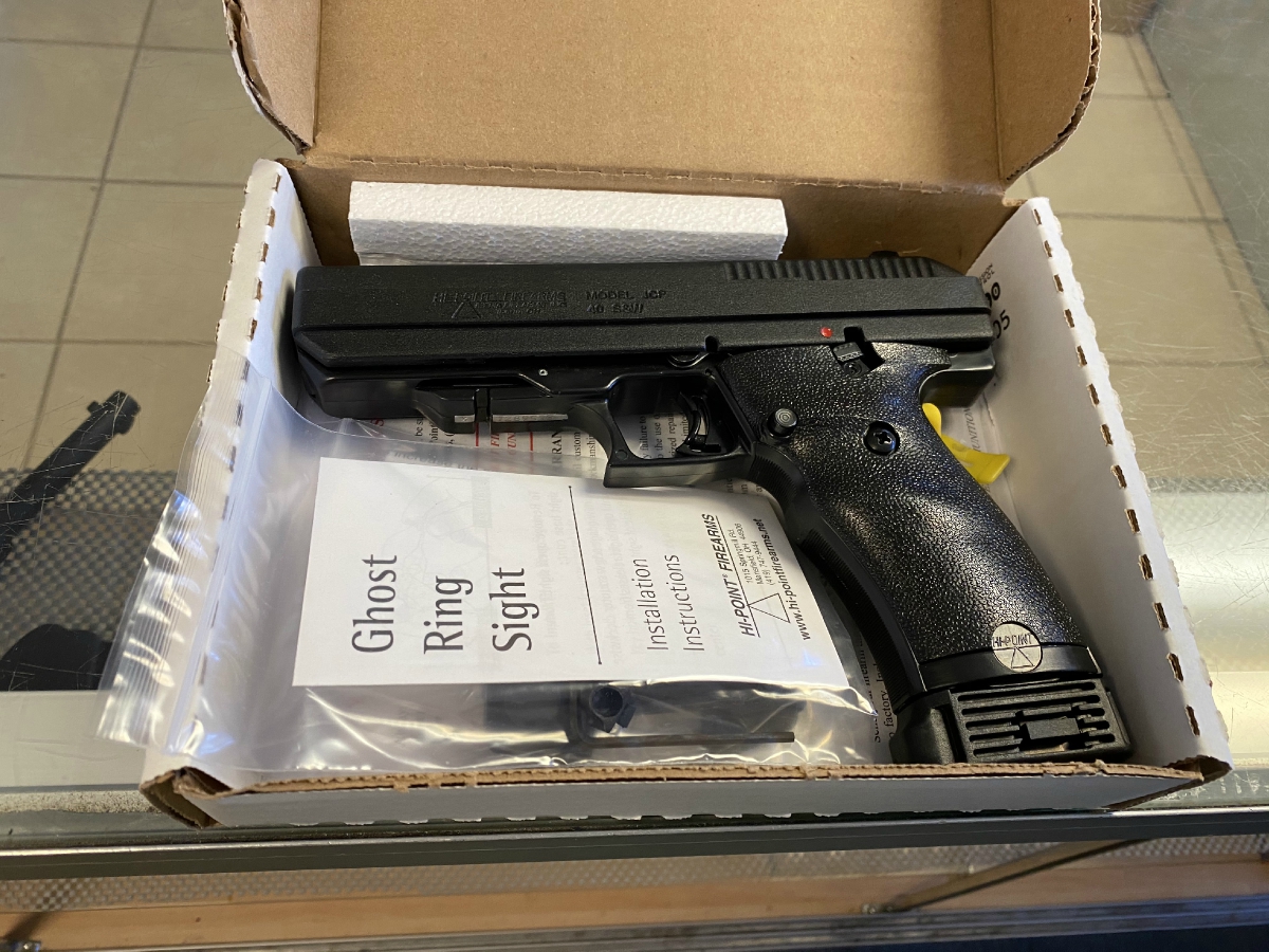 Hi Point 40 S&W Standard 4.50 Inch Barrel 10+1 Black Polymer Grip New ...