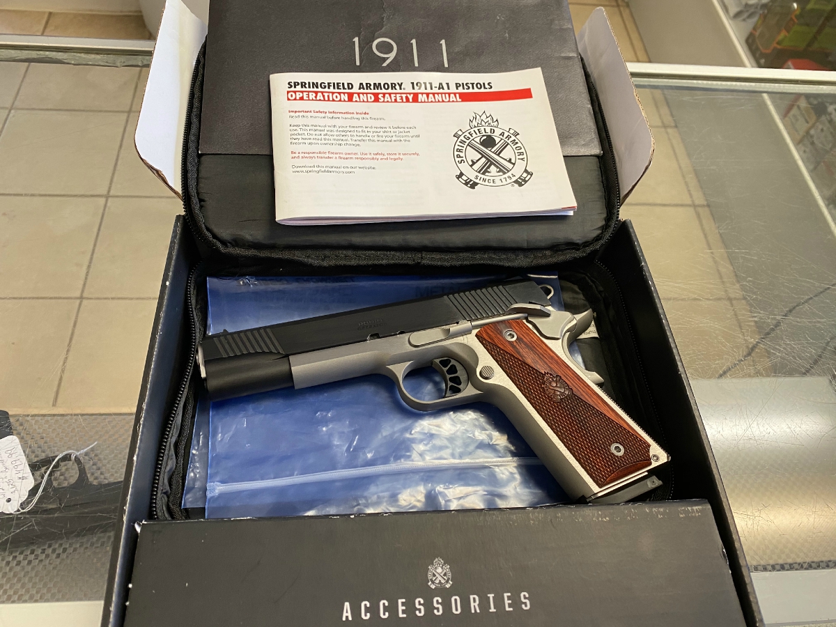 Springfield 1911 Ronnin Operator 5 Inch Barrel 8+1 Stainless Steel ...