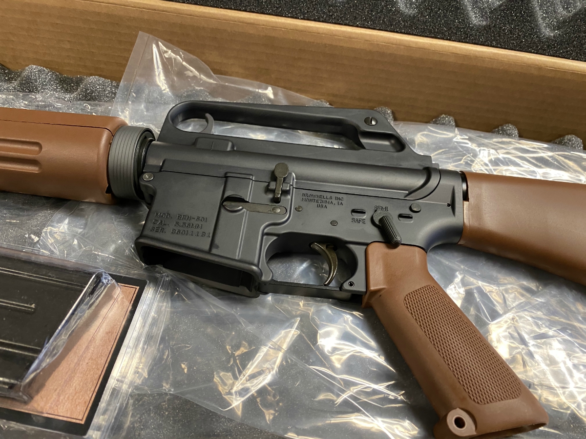 Brownells Ar-15 Prototype Semi-Auto 5.56 Nato/223 Rem 20 Inch Barrel 25 ...