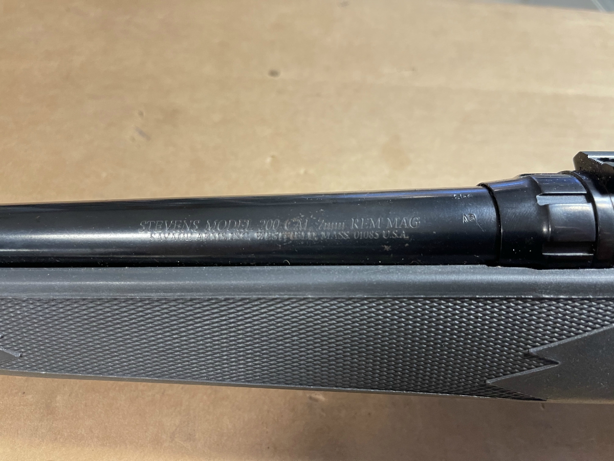 Stevens Model 200 Bolt Action Rifle 24 Inch Barrel Synthetic Stock 7mm ...