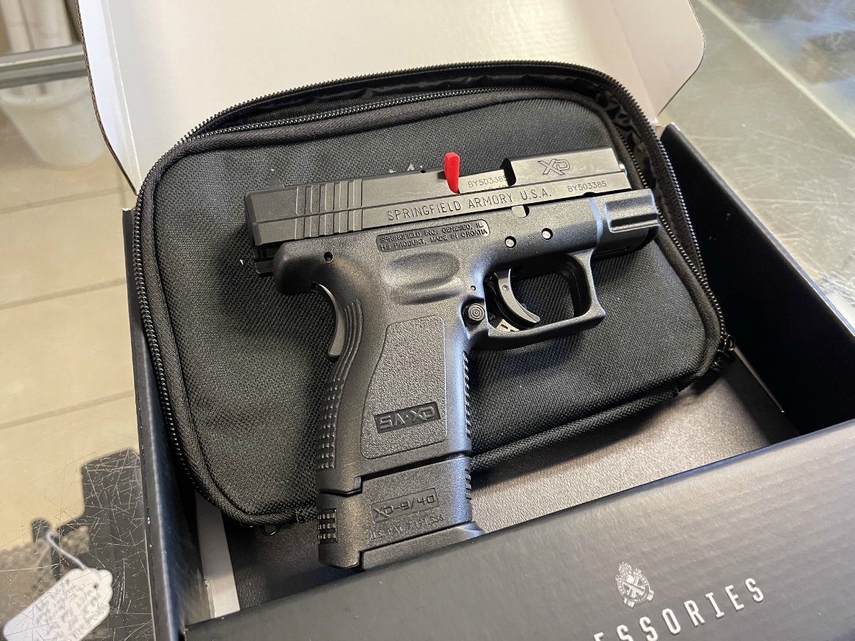 Springfield Model Xd9801 Xd Compact Essential Pkg Dao 3 Inch Barrel 10 ...