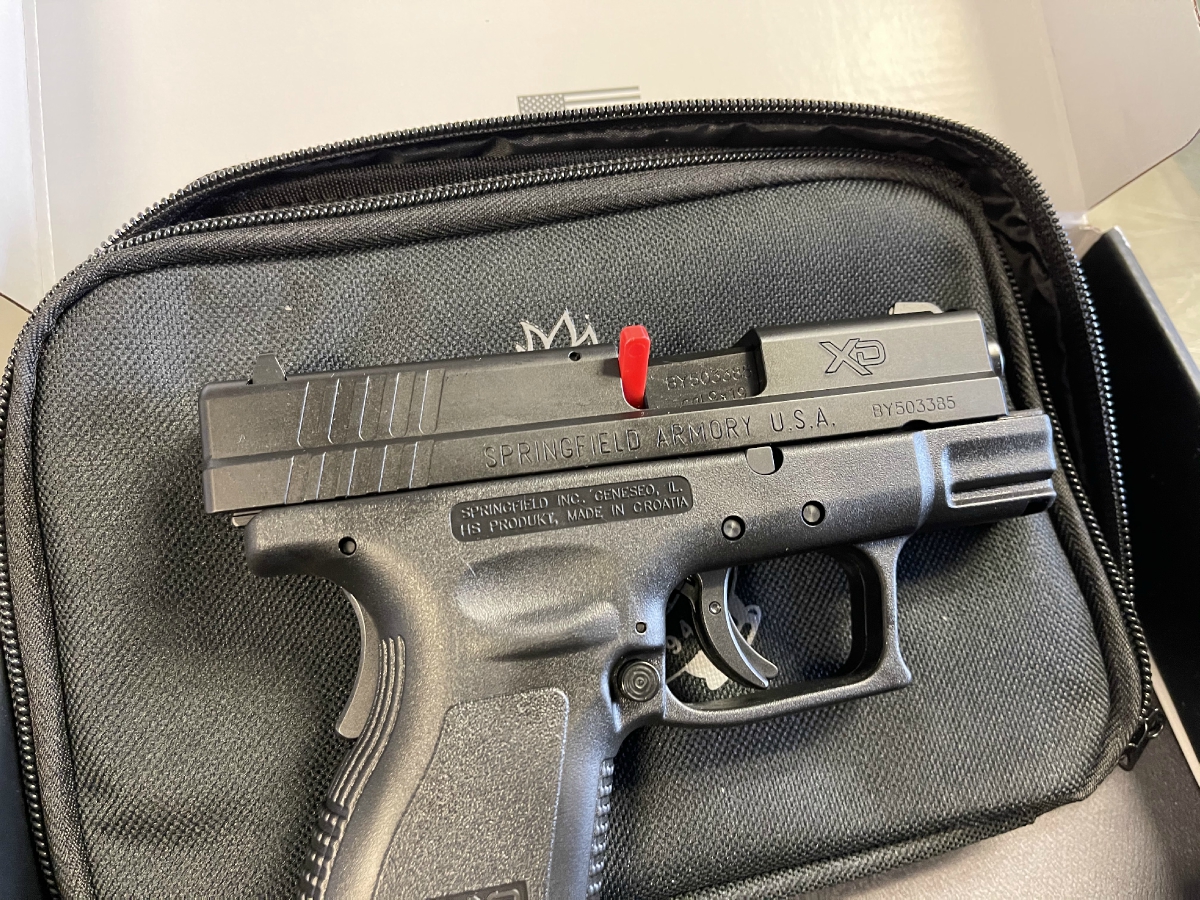 Springfield Model Xd9801 Xd Compact Essential Pkg Dao 3 Inch Barrel 10 ...