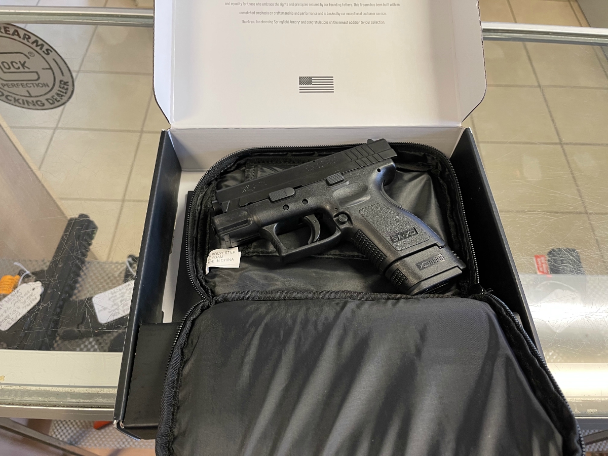 Springfield Model Xd9801 Xd Compact Essential Pkg Dao 3 Inch Barrel 10 ...