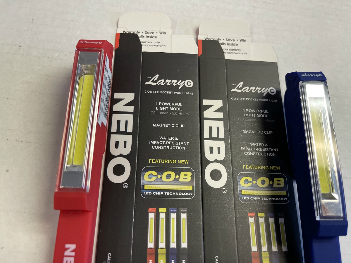 Two Nebo Larryc Cob 170 Lumen Led High-Power Cob (Chip On Board) Work ...