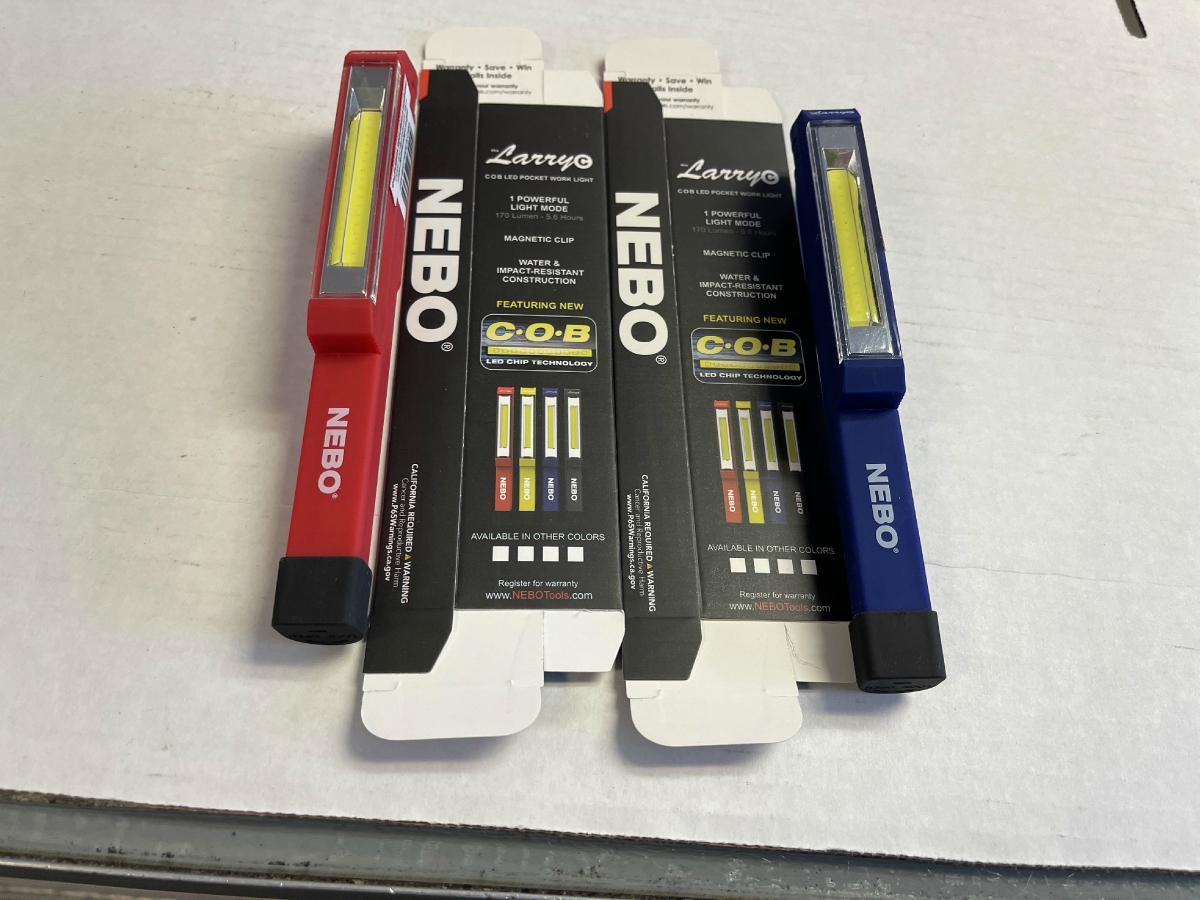 Two Nebo Larryc Cob 170 Lumen Led High-Power Cob (Chip On Board) Work ...