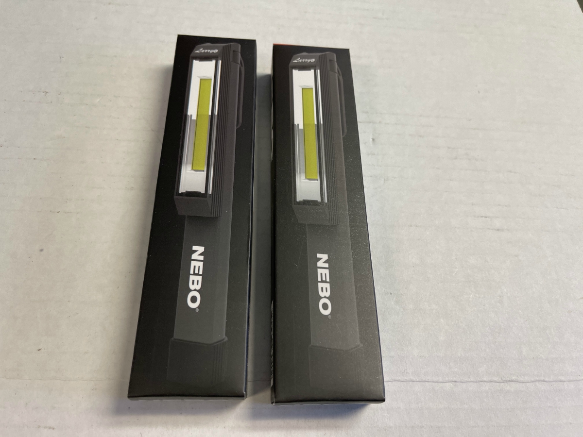 Two Nebo Larryc Cob 170 Lumen Led High-Power Cob (Chip On Board) Work ...