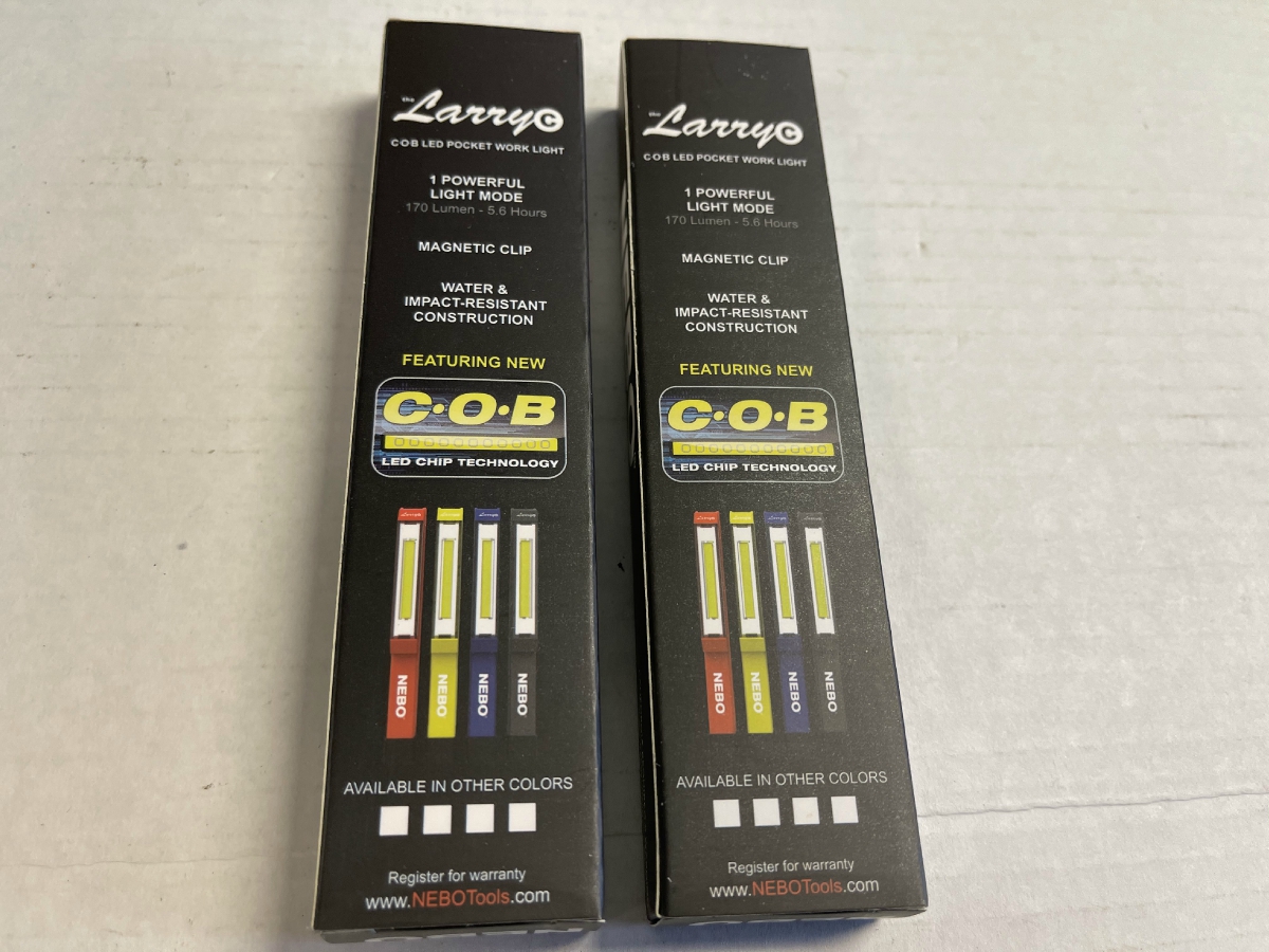 Two Nebo Larryc Cob 170 Lumen Led High-Power Cob (Chip On Board) Work ...