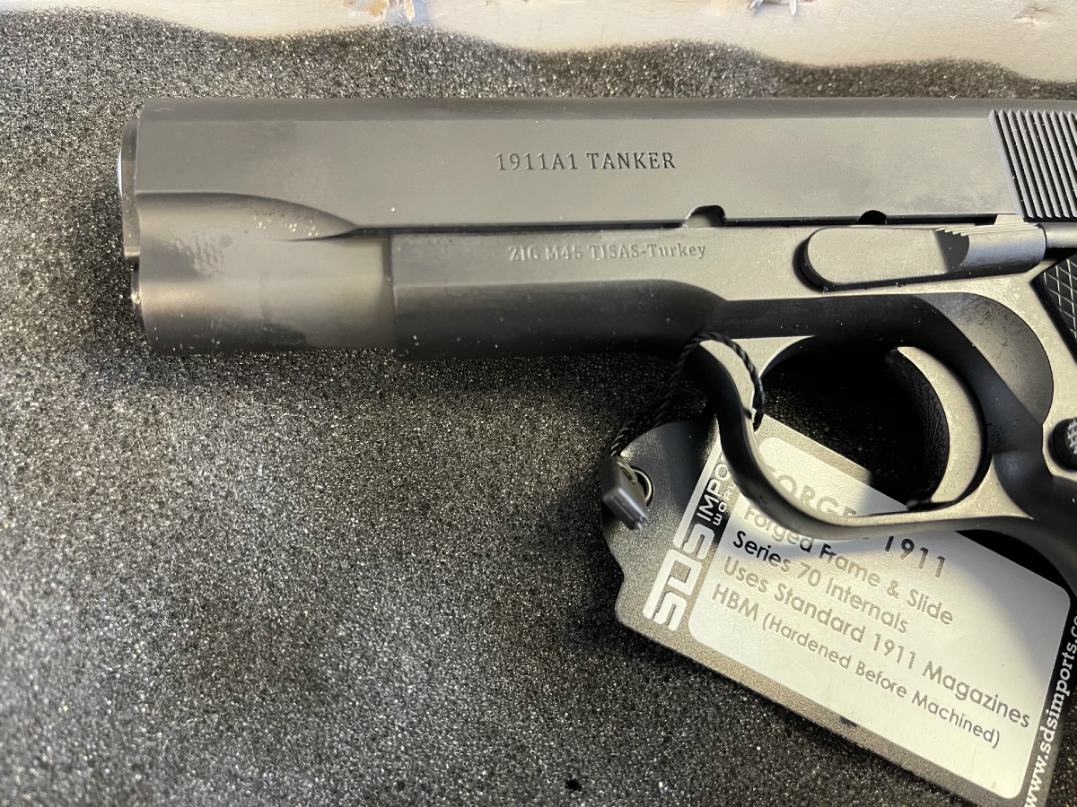 Tisas 1911 A1 45ACP TANKER 4.25 Inch Barrel COMMANDER Factory New .45 ...