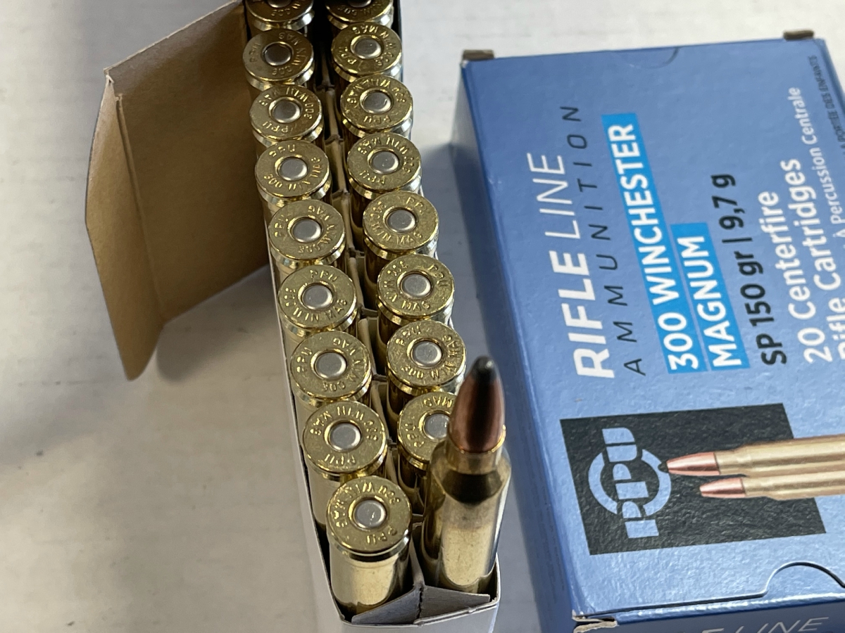 40 Rounds Ppu Pp3001 Standard Rifle 300 Win Mag 150 Gr Soft Point (Sp ...