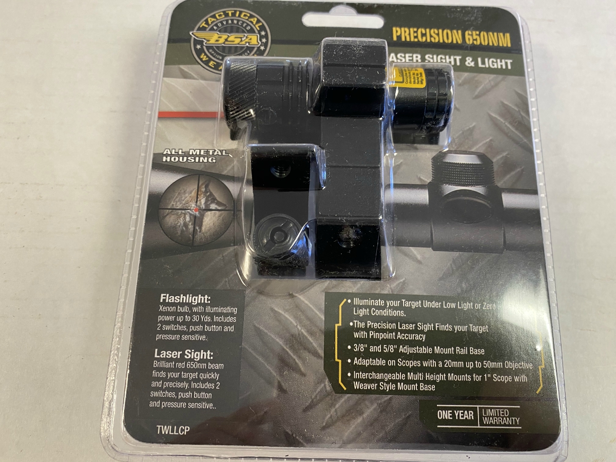 Birmingham Small Arms Bsa Optics 650nm Tactical Weapon Red Laser Sight ...