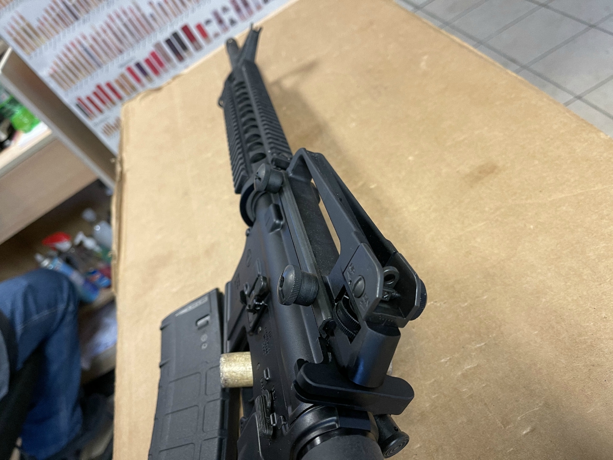 Fn M16 Military Semi-Auto Rifle 20 Inch Black Stock 30 Round Excellent ...
