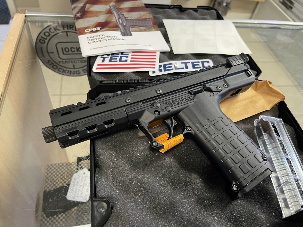 Kel-Tec Model Cp33 22 Lr 5.50 Inch Threaded Barrel 33+1 Black Polymer ...