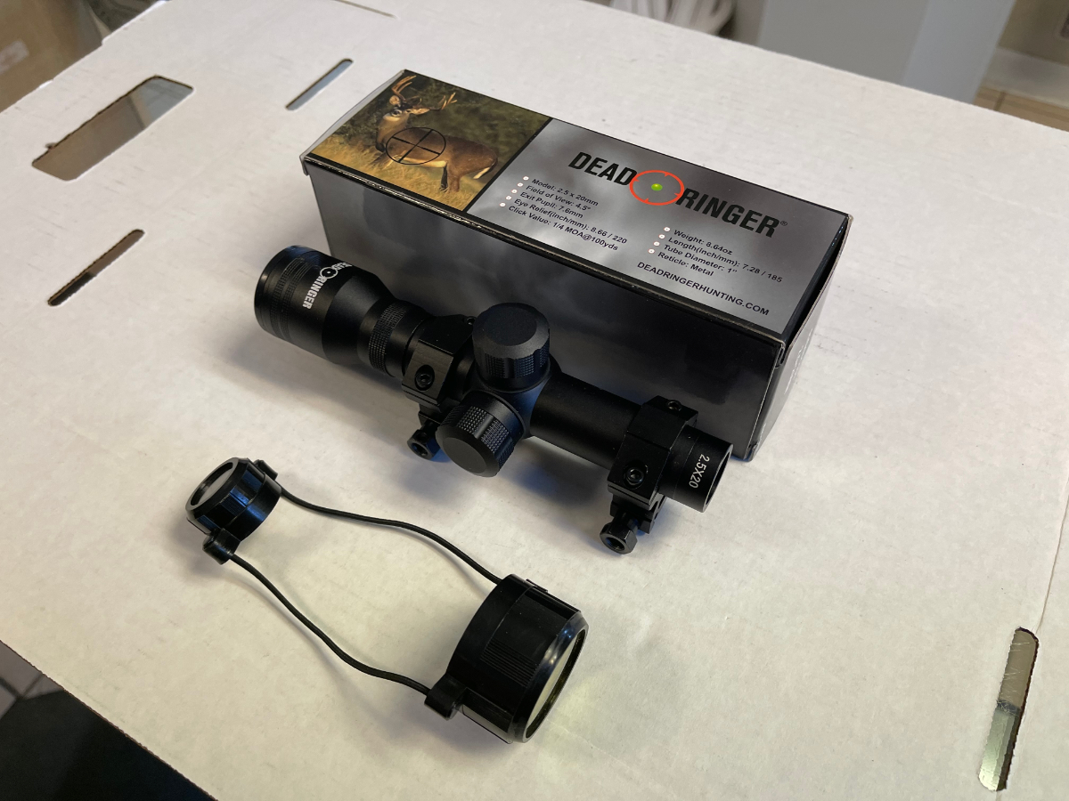 Dead Ringer 2.5x20mm Scope Dr4852 Black Tube 1 In Great Condition For ...