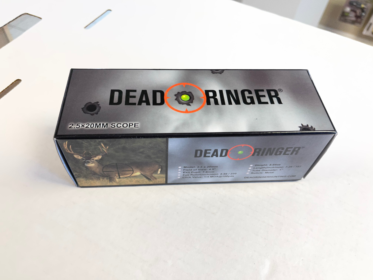 Dead Ringer 2.5x20mm Scope Dr4852 Black Tube 1 In Great Condition For ...
