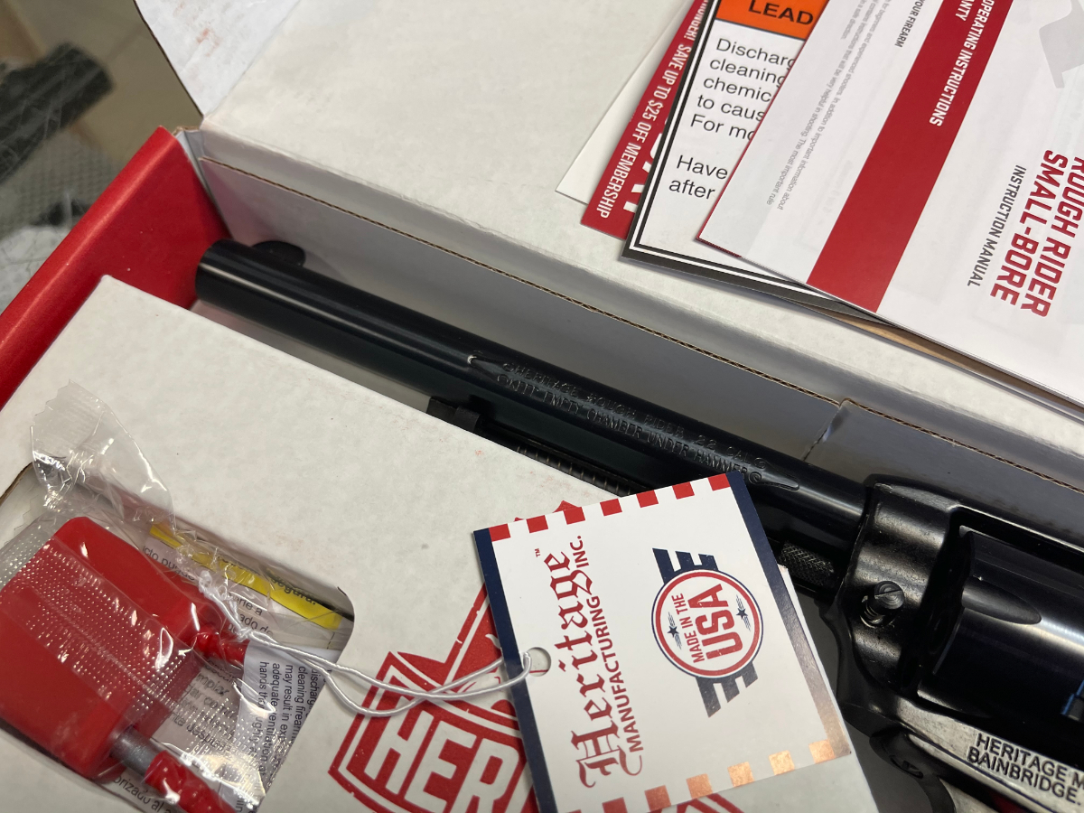 Heritage Model Rr22b6 Rough Rider 6rd 6.50 Inch Barrel Black Steel ...