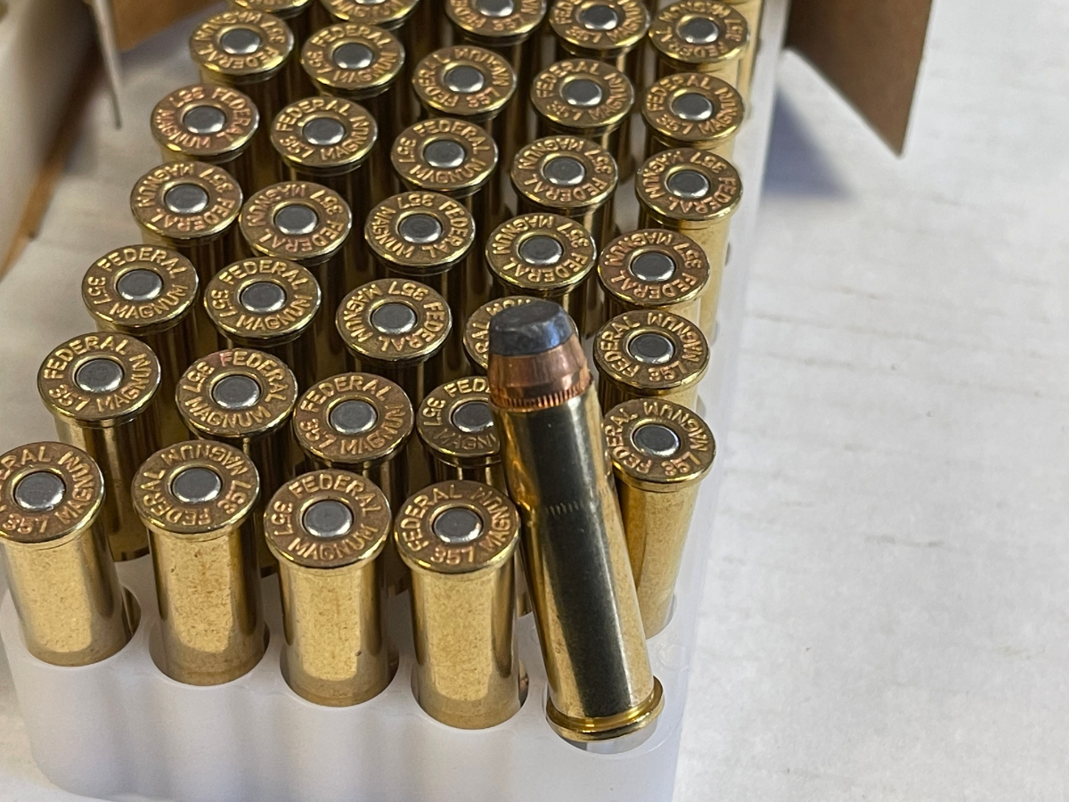 100 Rounds Federal American Eagle 357 Mag 158 Gr Jacketed Soft Point ...