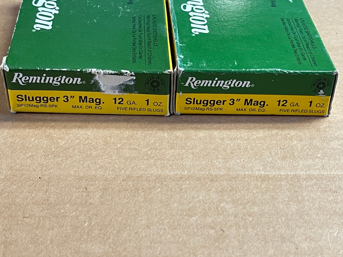 10 ROUNDS 12 GAUGE 3 INCH SLUGGER RIFLED SLUGS NEW IN BOXES 17126440 ...