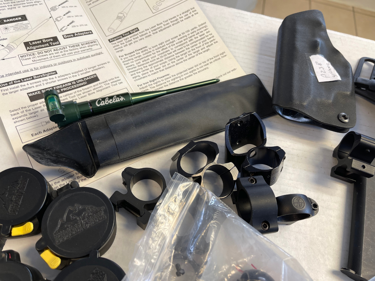 Nice Large Lot Of Gun Parts And Accessories Nice Mix Of Various Items ...