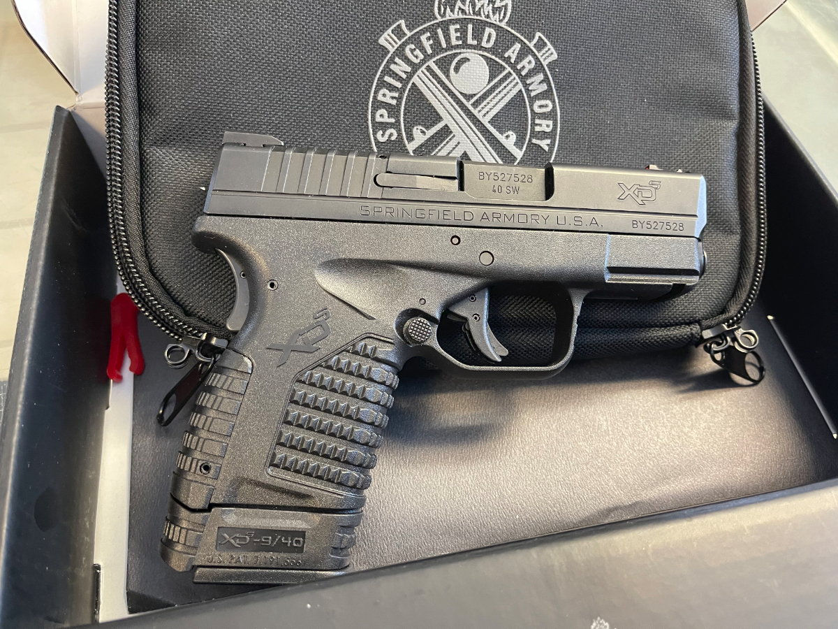 Springfield Armory Model Xds 3.3 Inch Barrel 40sw, Blk Finish ...