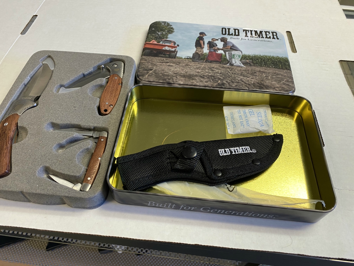 Bti Old Timer 3 Piece Rosewood Geo Set W/Gift Tin New For Sale at ...