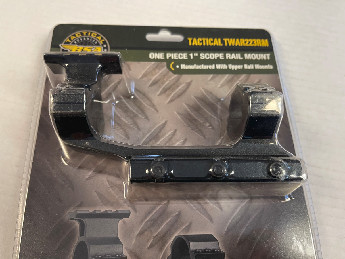Bsa Tactical Weapon 1 Piece 1 Inch Rail Mount New In Package For Sale ...