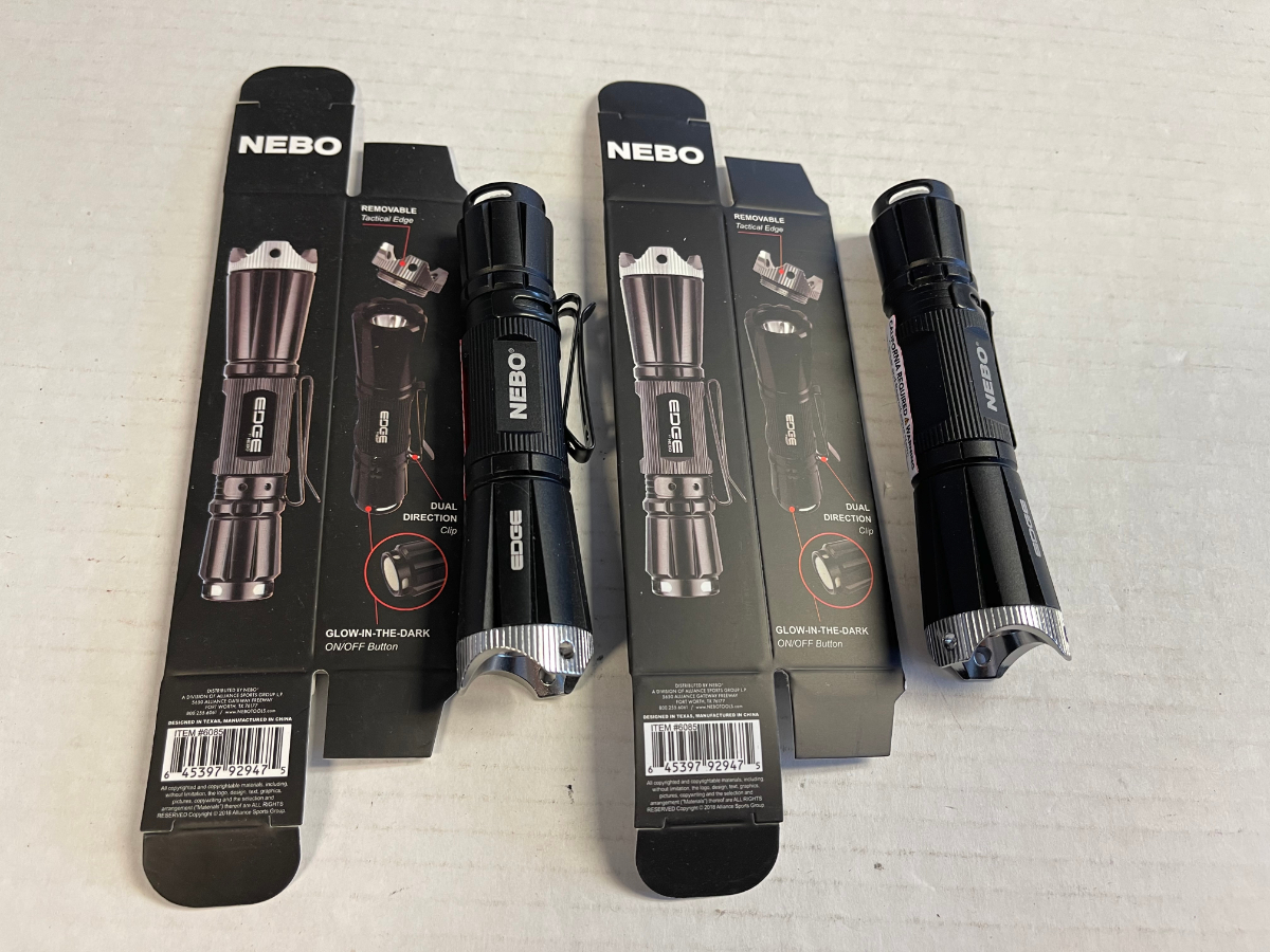 TWO NEBO EDGE 200 features 200 lumens of powerful white light aircraft ...