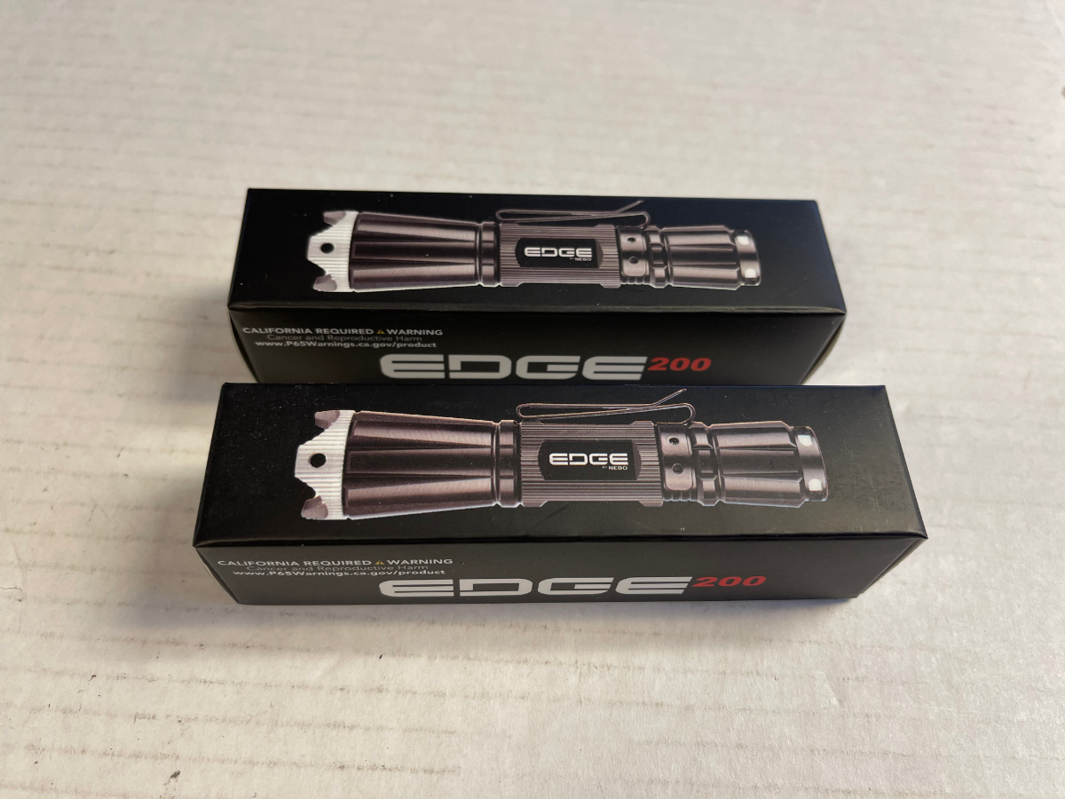 TWO NEBO EDGE 200 features 200 lumens of powerful white light aircraft ...