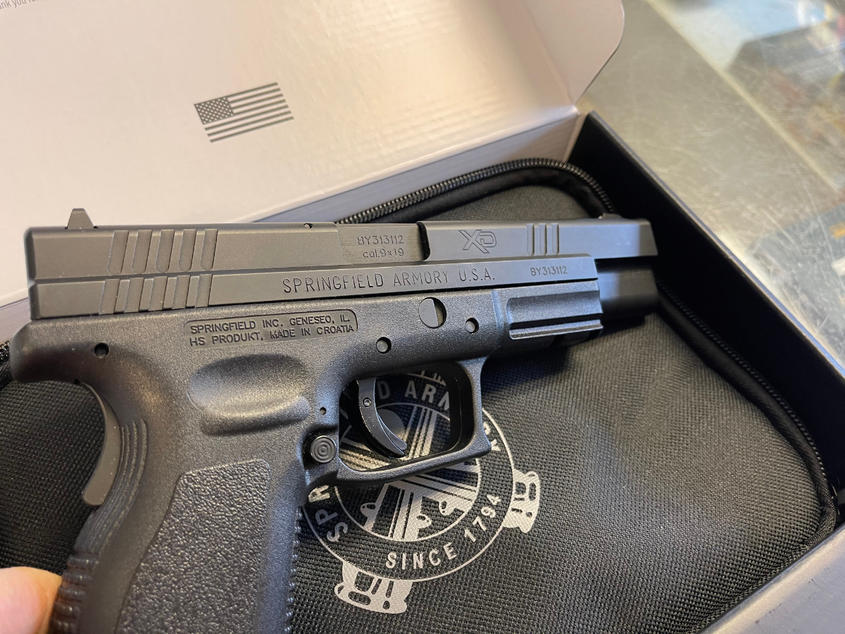 Springfield Armory XD9401 XD Tactical 5 Inch Barrel 10+1 Melonite ...