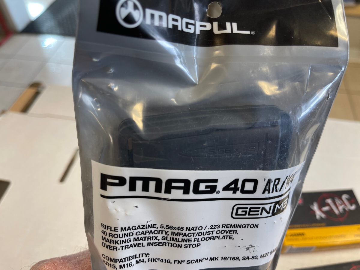 Magpul Industries Magpul 40 Round Pmag Gen M3 5.56x45mm Ar-15 With 40 ...