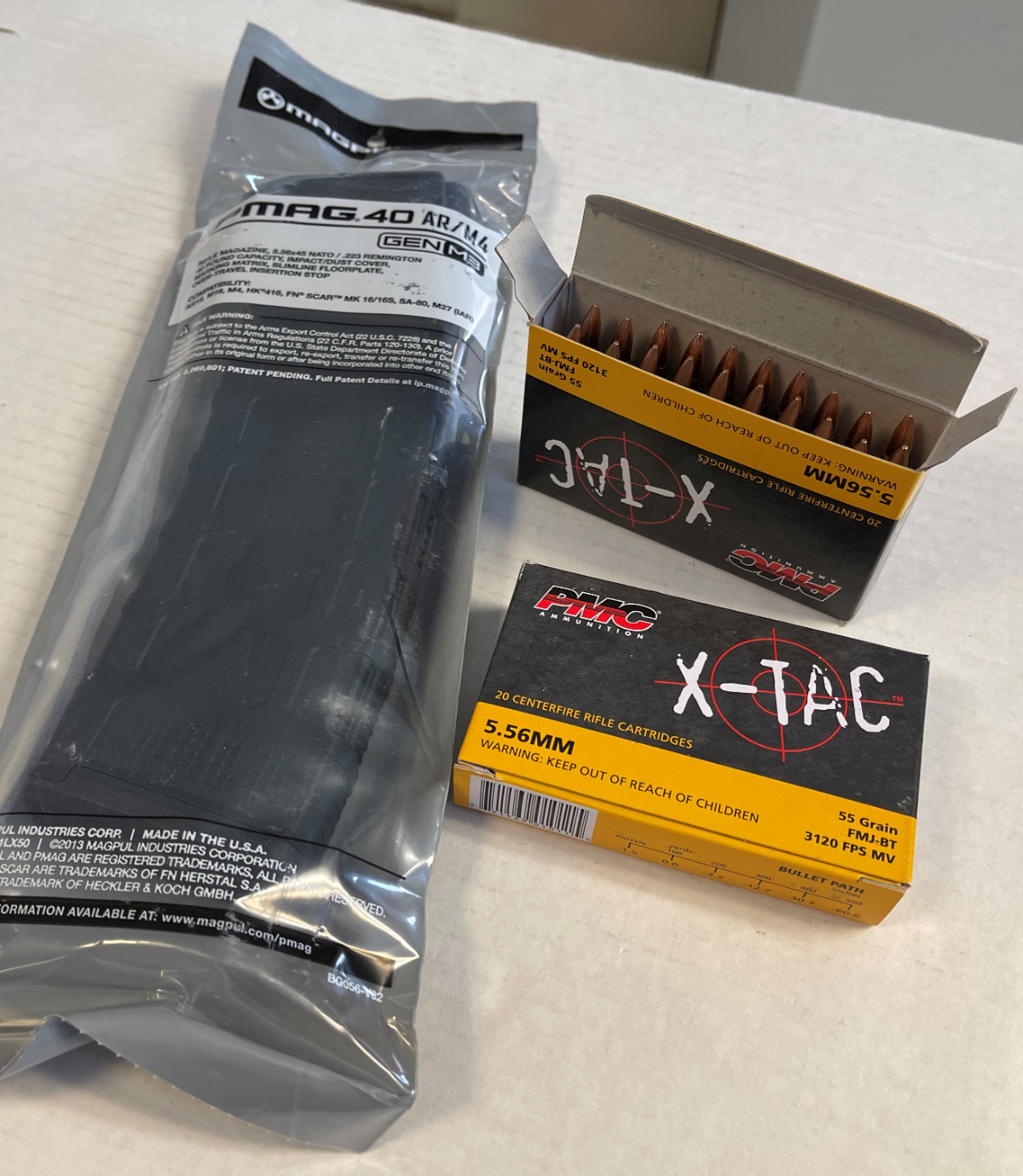 Magpul Industries Magpul 40 Round Pmag Gen M3 5.56x45mm Ar-15 With 40 ...