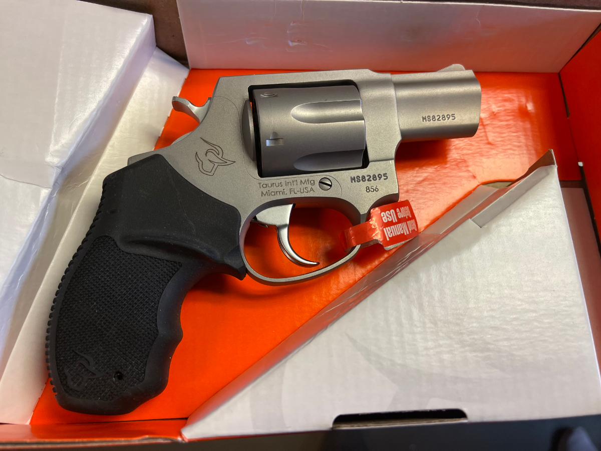 Taurus Model 856 38sp Matte Stainless 2 Inch Barrel 6 Shot Revolver ...