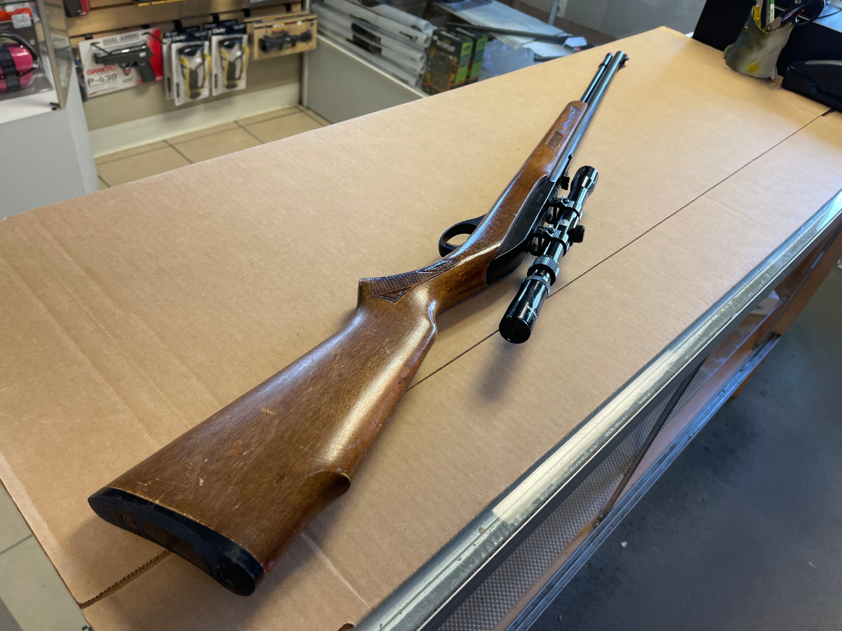 Glenfield Model 60 Semi-Auto Rifle Tube Magazine 22 Inch Barrel Wood ...