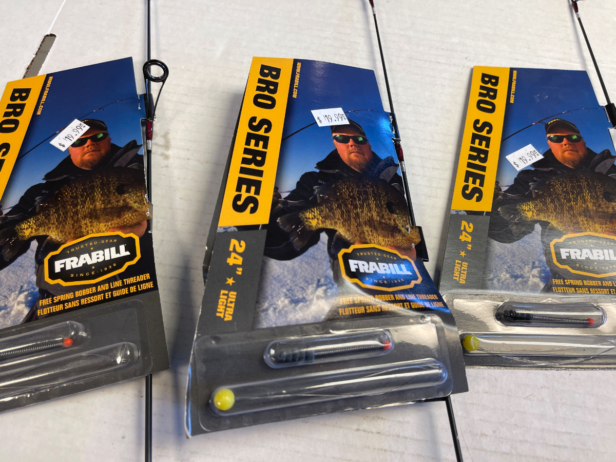 Three Frabill Premium Bro Series 24 Inch Ultra Light Fishing Rod With ...