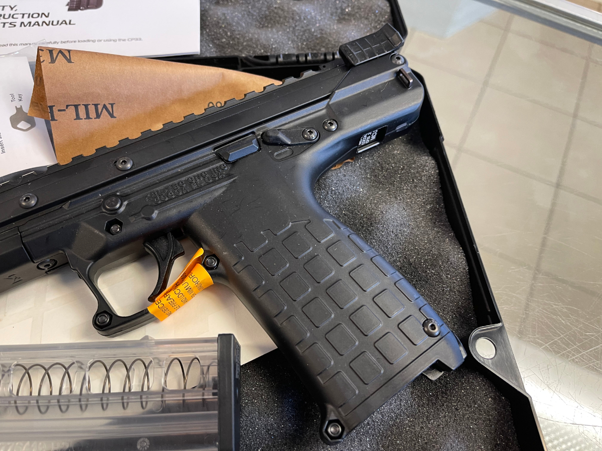 KEL-TEC - CP33 with Rail 22 LR 5.50 Inch threaded barrel 33+1 Black ...