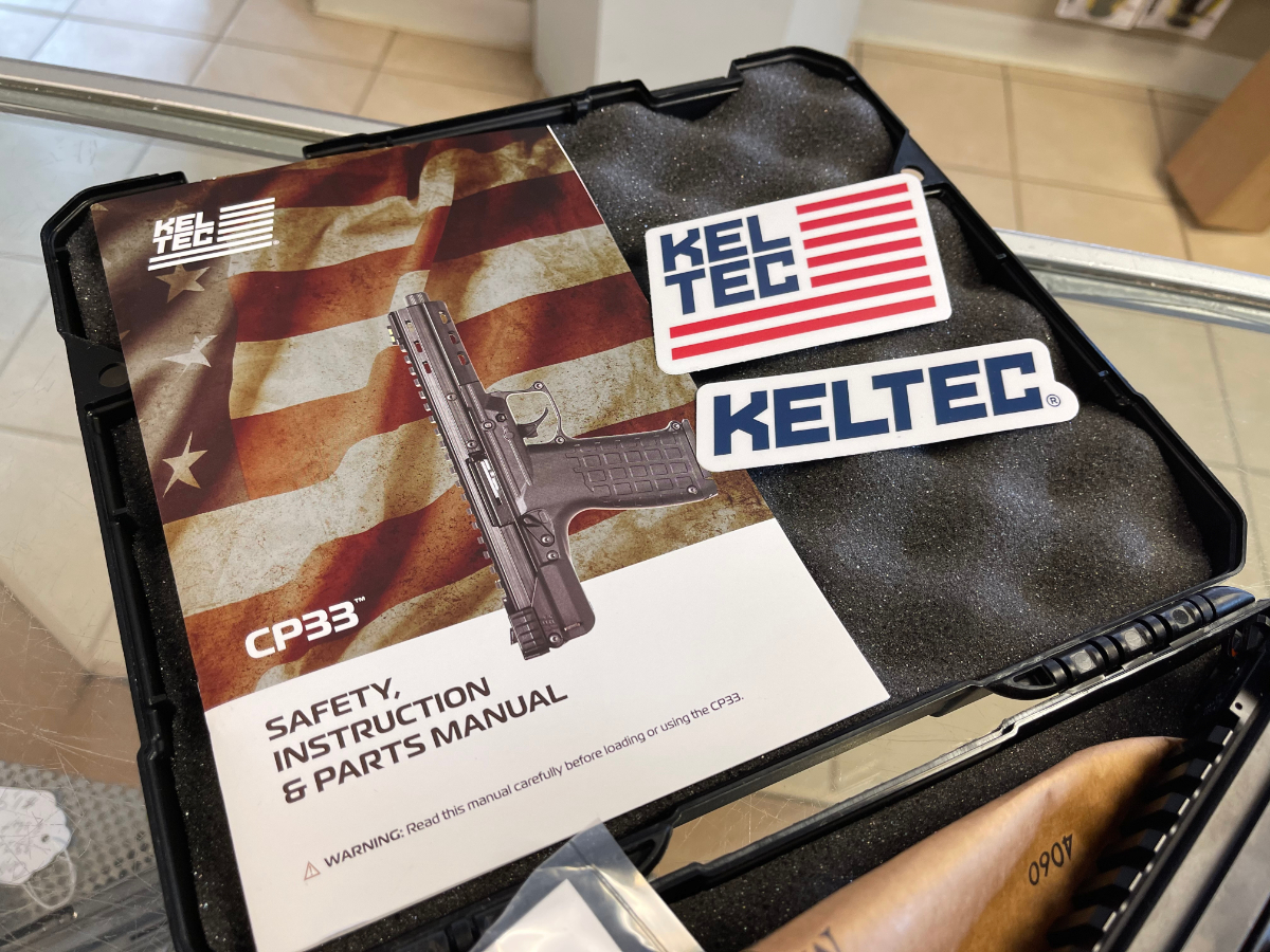 Kel-Tec Cp33 With Rail 22 Lr 5.50 Inch Threaded Barrel 33+1 Black Steel ...