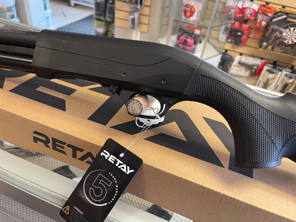 Retay Usa Gpstac-18 12 Gauge 18.5 Inch Barrel 5 Shot Pump Black ...