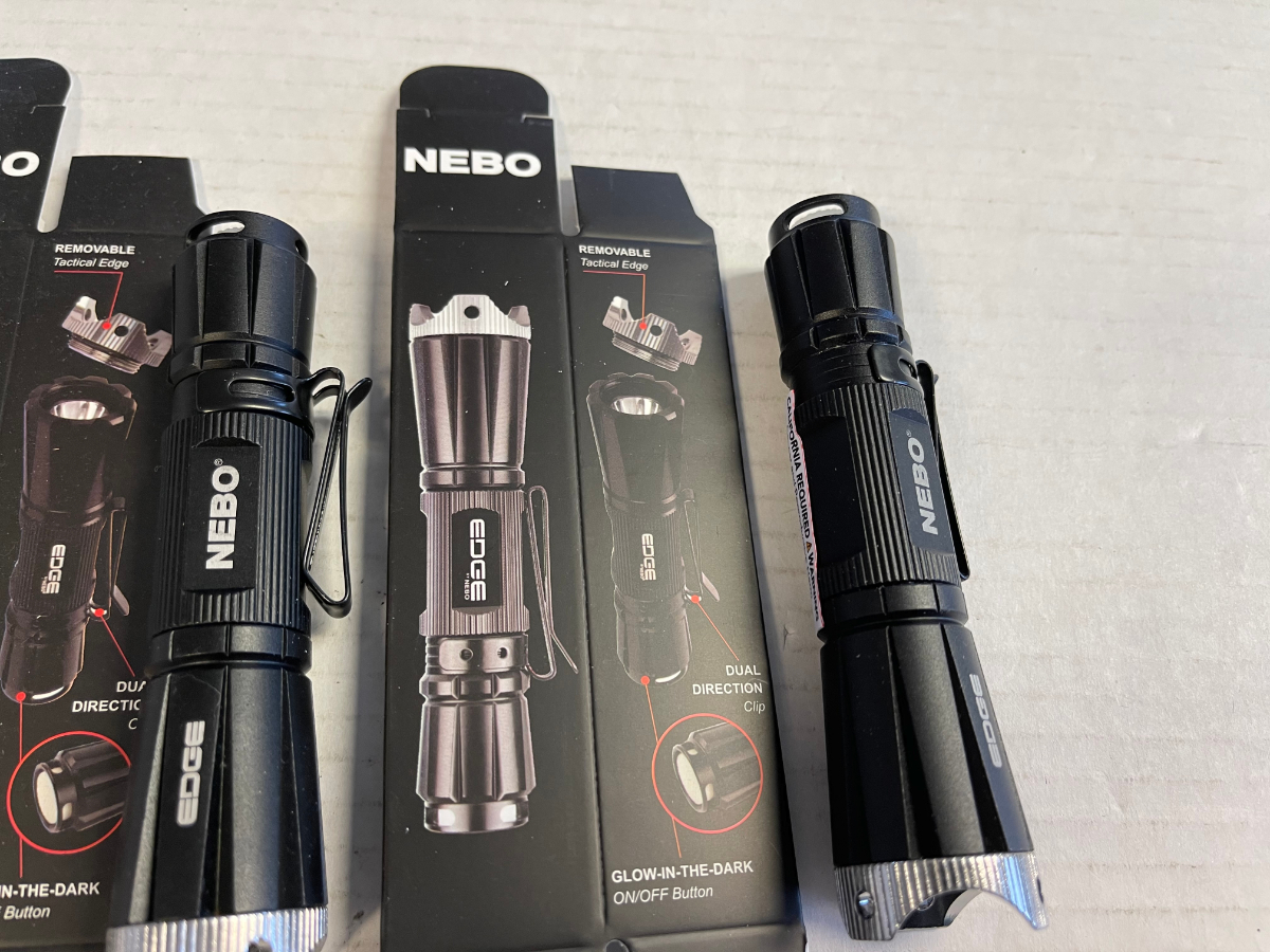 Two Nebo Edge 200 Features 200 Lumens Of Powerful White Light Aircraft ...